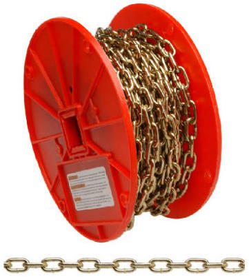 Apex Tool Group Campbell #3 50 Ft. Brass Finished Low-Carbon Steel Coil ...