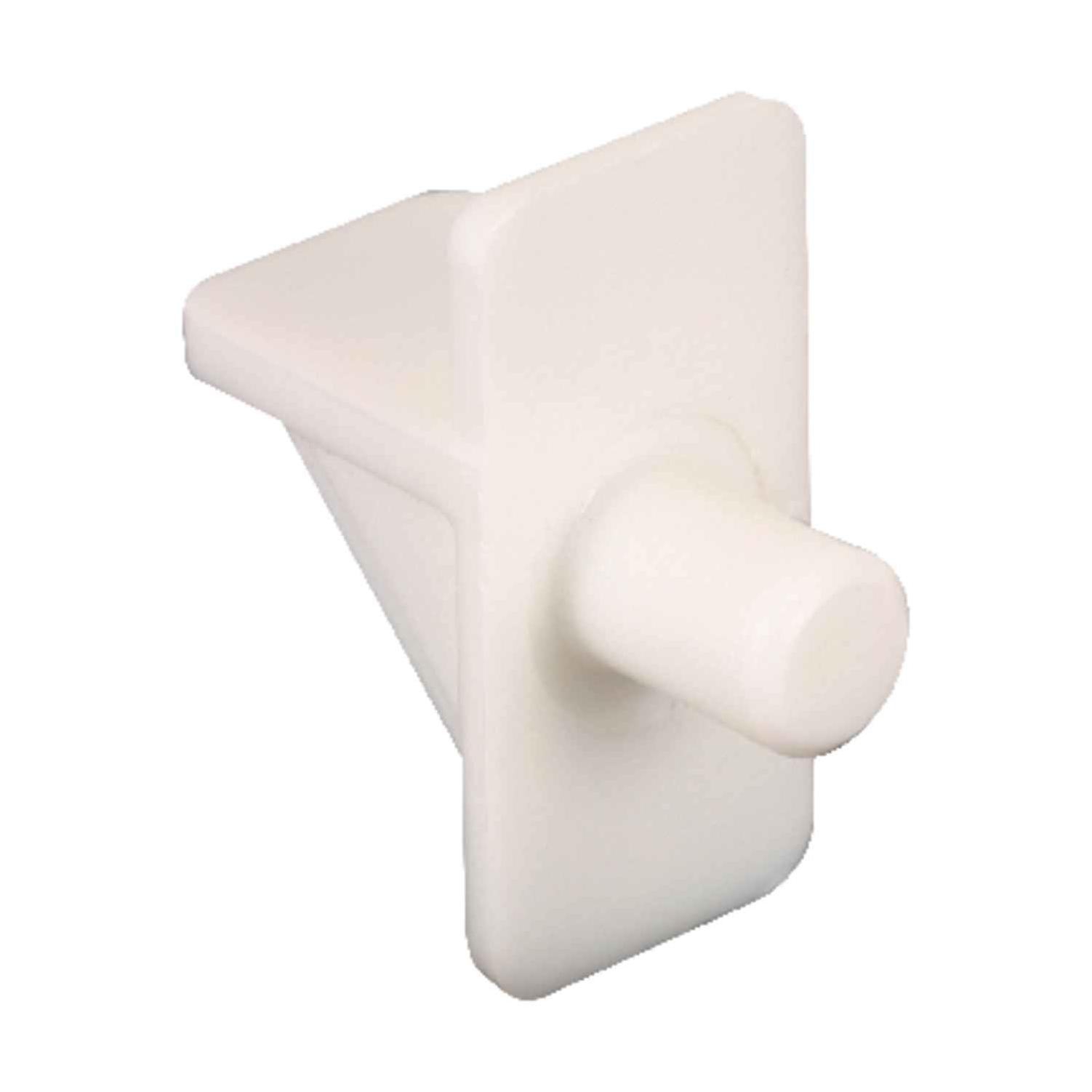 Prime-Line 1/4 In. White Plastic Shelf Support (8 Count) | Do it Best ...