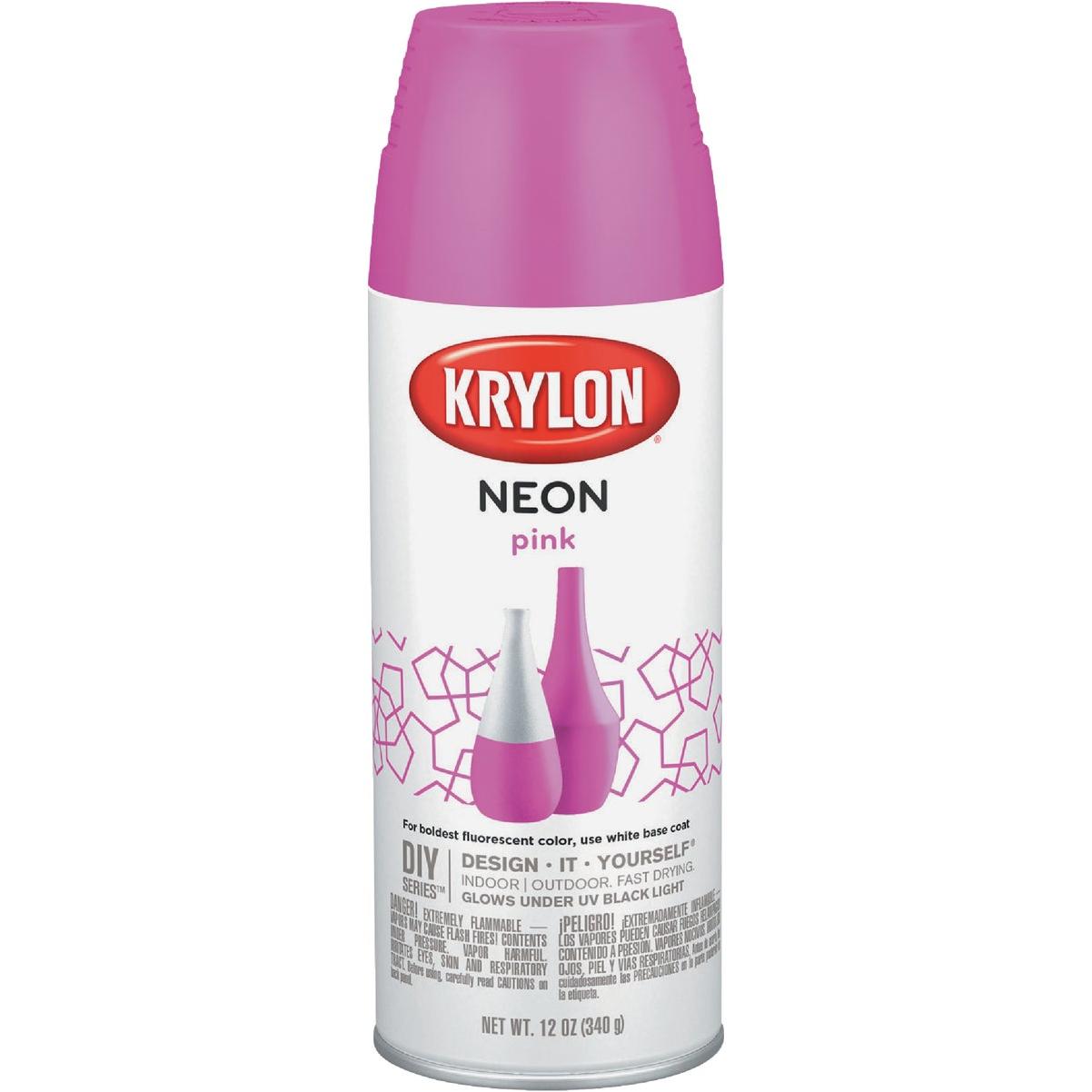 Krylon 12 Oz. Neon Pink Spray Paint | Do it Best Barbados