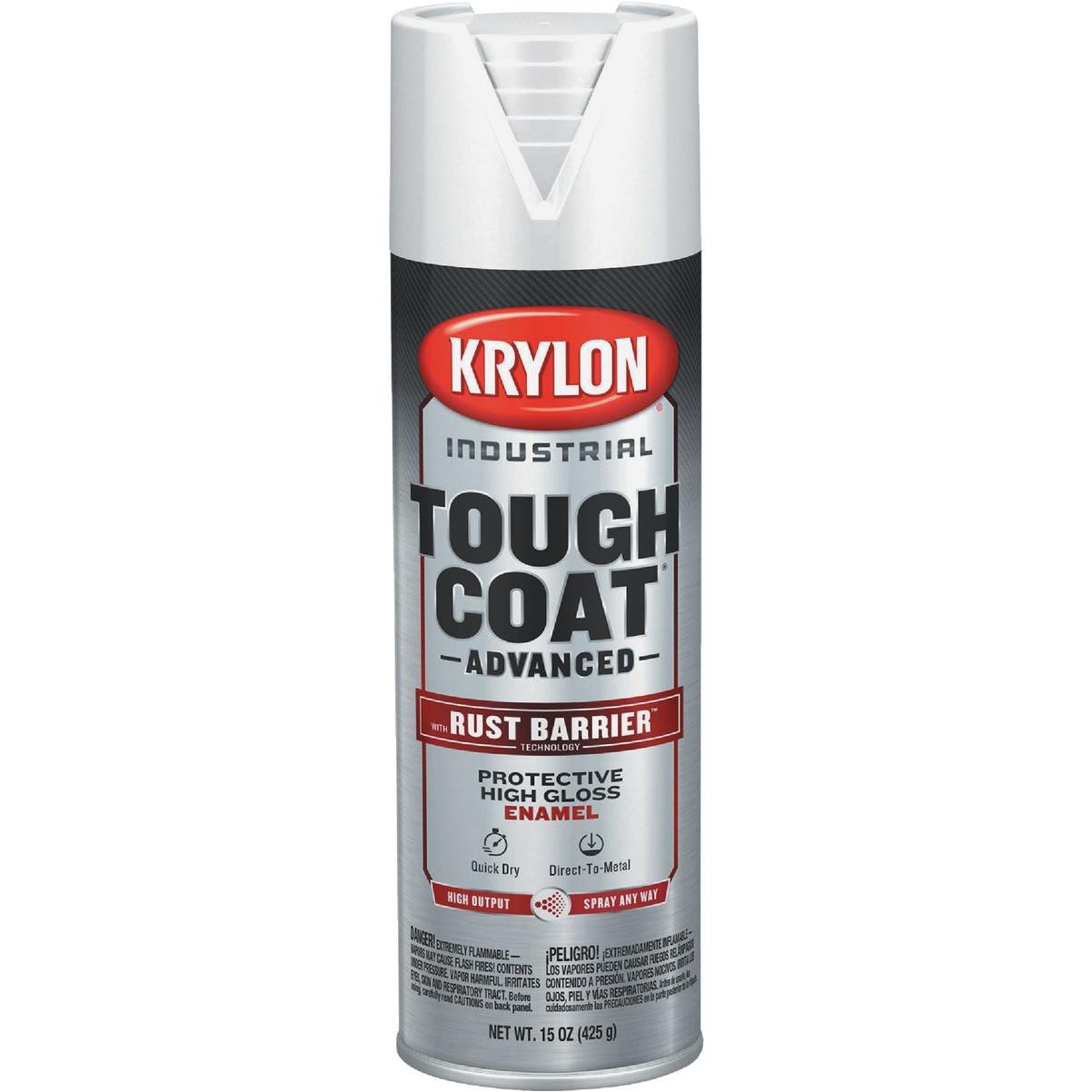 Krylon Industrial Tough Coat 15 Oz. Gloss White Rust Barrier Spray ...