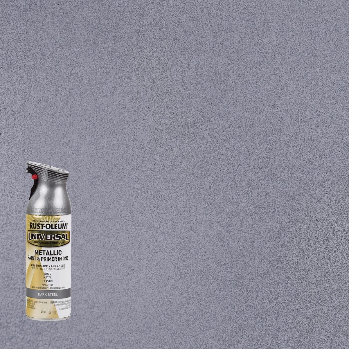 Rust-Oleum Universal 11 Oz. Metallic Dark Steel Spray Paint | Do it Best Barbados