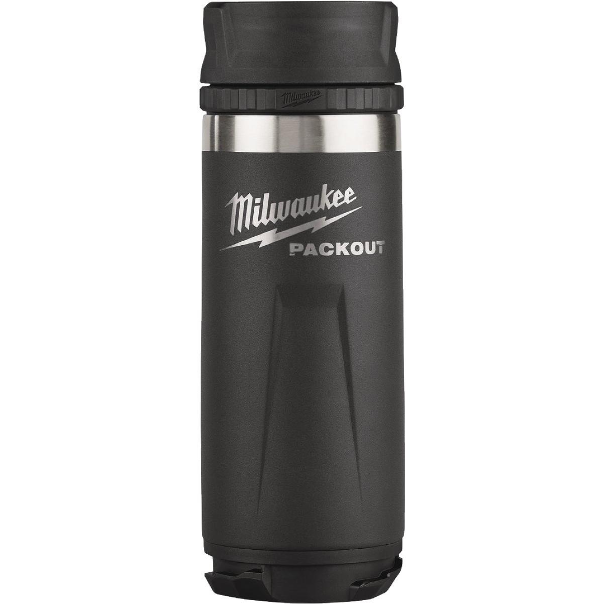 Milwaukee PACKOUT 18 Oz. Black Insulated Bottle with Sip Lid | Do it ...