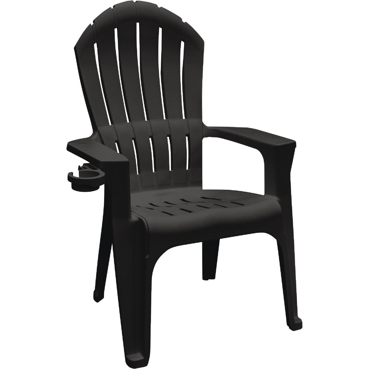 Adams Big Easy Black Adirondack Chair | Do it Best Barbados