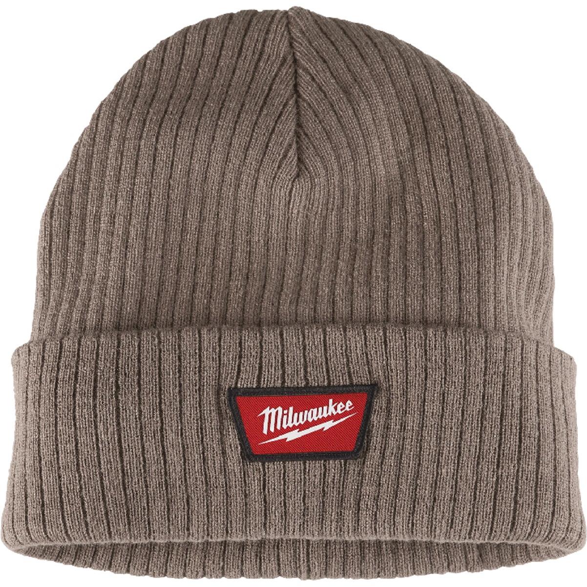 Milwaukee Brown Cuffed Beanie Rib-Knit Acrylic Sock Cap | Do it Best ...