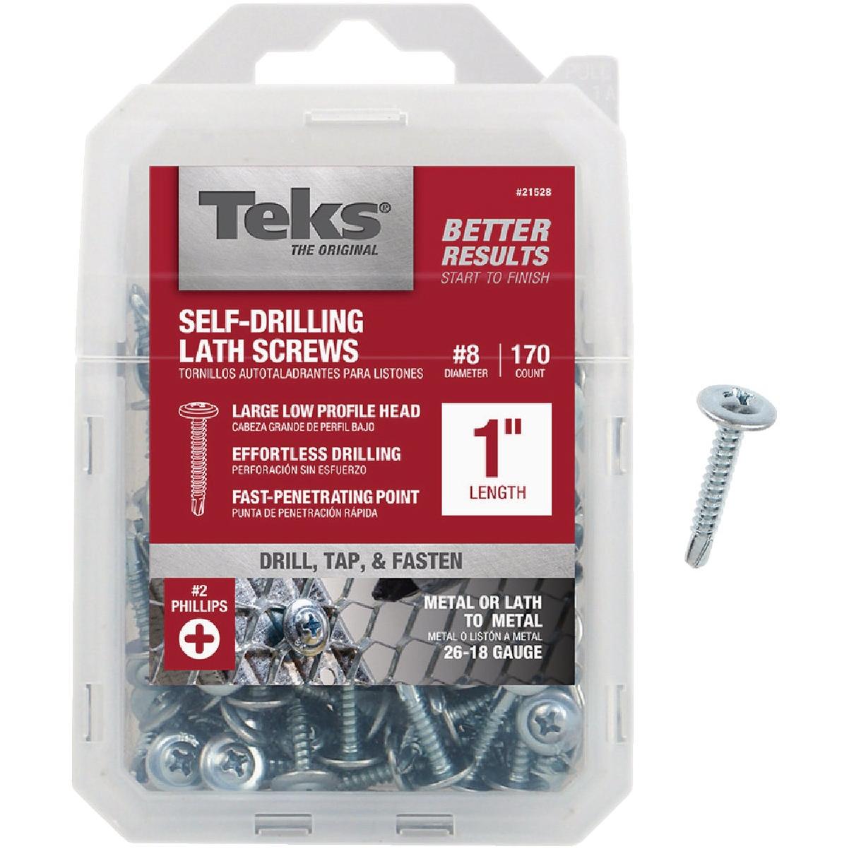 Teks #8 x 1 In. Modified Truss Head Drill Point Lath Screw (170 Ct ...