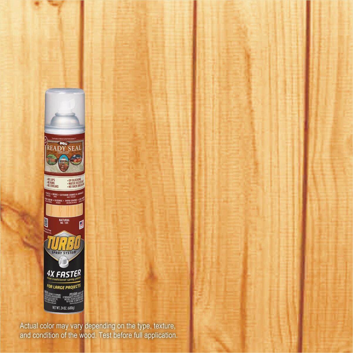 Ready Seal Turbo Spray Exterior Wood Stain, Natural, 24 Oz. | Do it ...