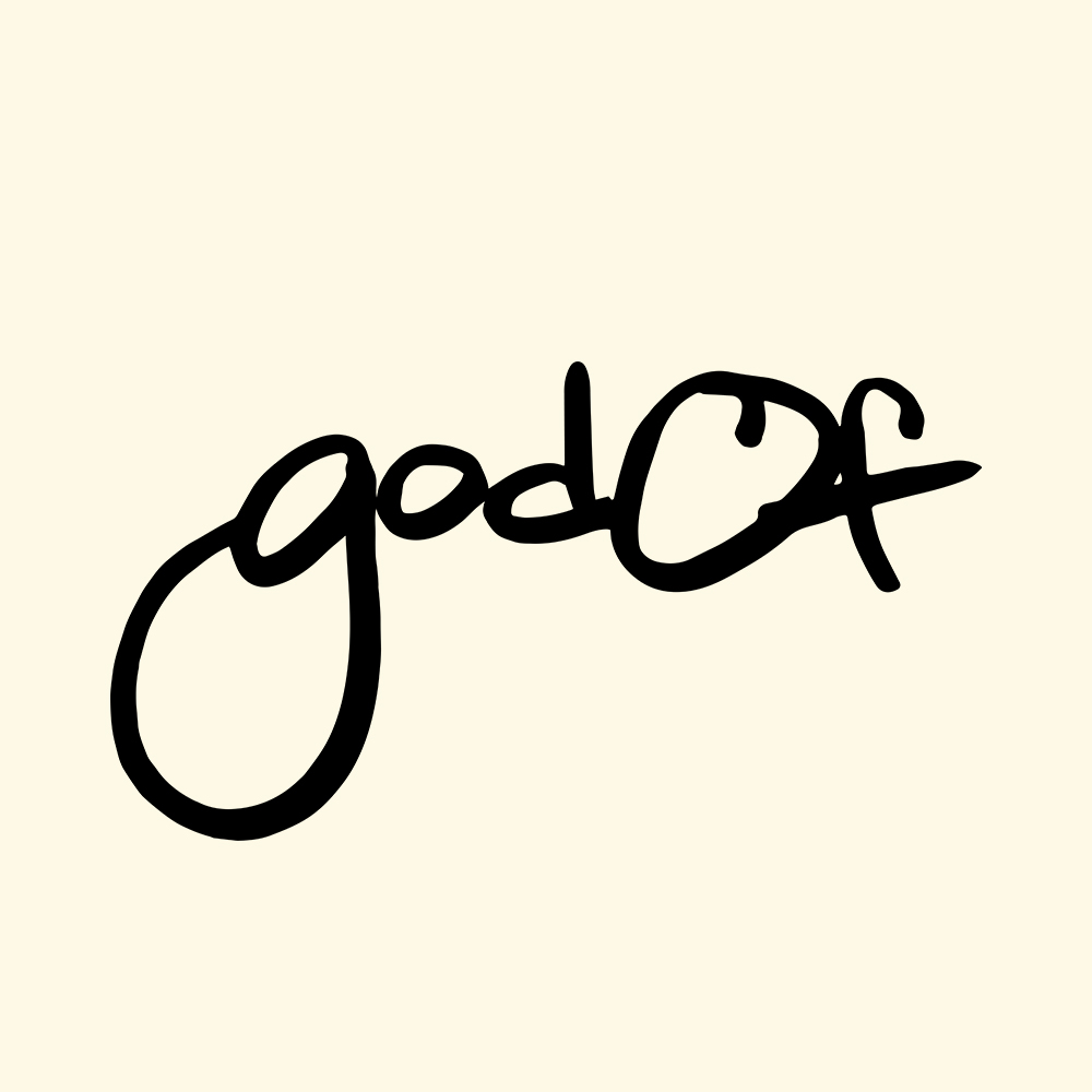 The Word God In Cursive