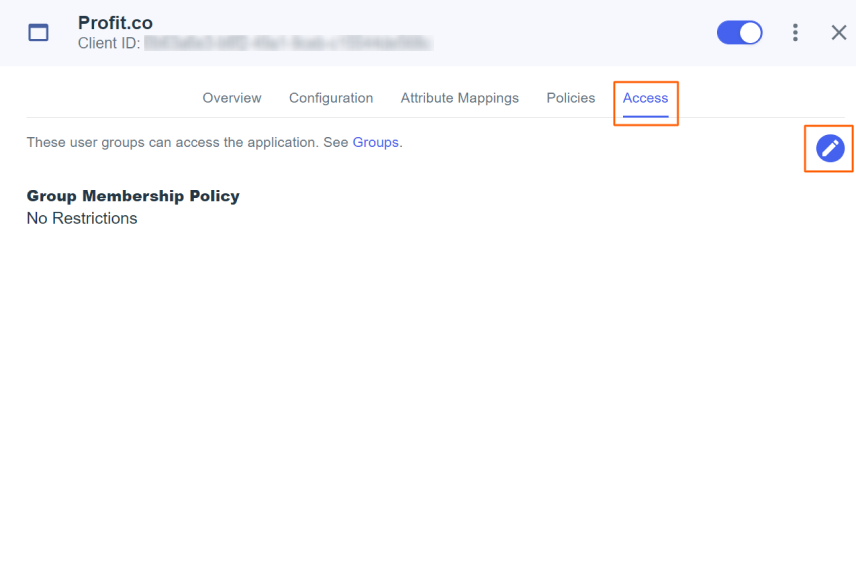 Ping Identity SSO | Integration | Profit.co