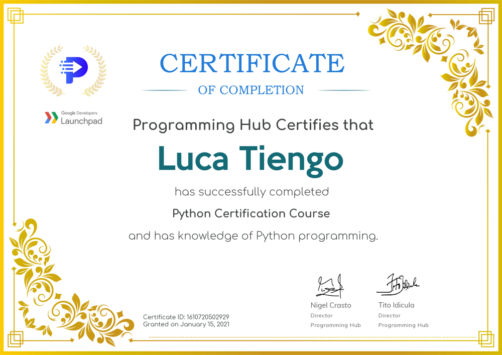 Luca Tiengo - Senior Software Developer - Finint Private Bank | LinkedIn