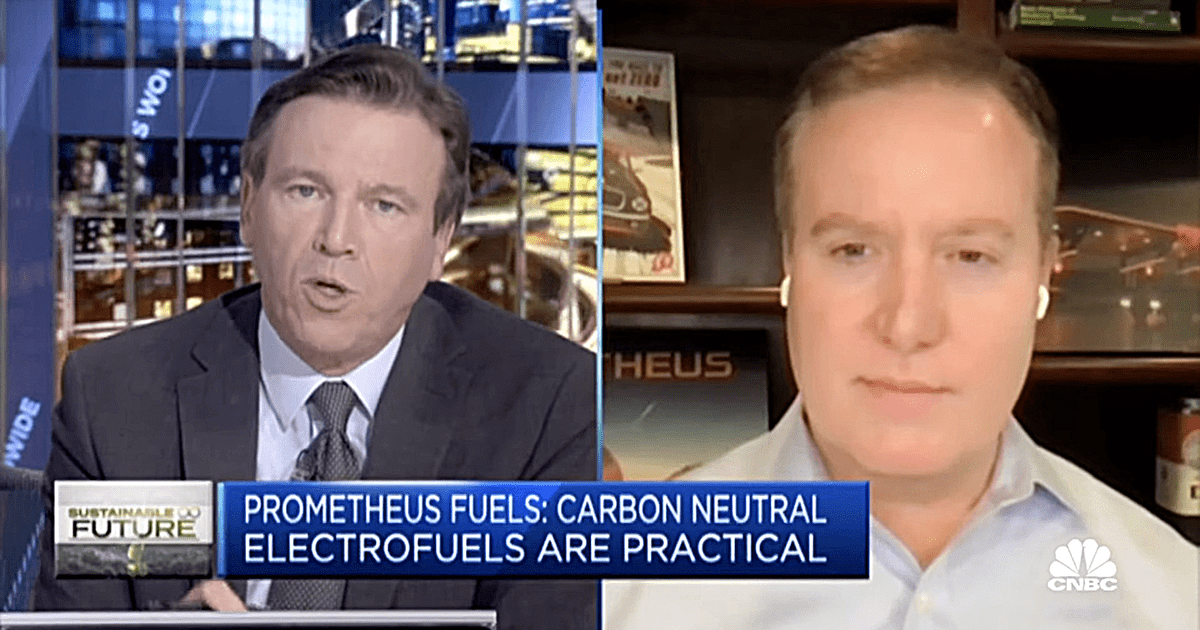 CNBC: How Prometheus Tech Drives Down Cost of E-Fuels