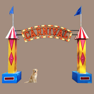 CARNIVAL ENTRANCE | For Rent in Van Nuys | Heaven Or Las Vegas