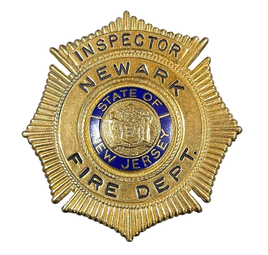 Newark Fire Dept. Inspector Hat Badges x2 | For Rent in Burbank ...