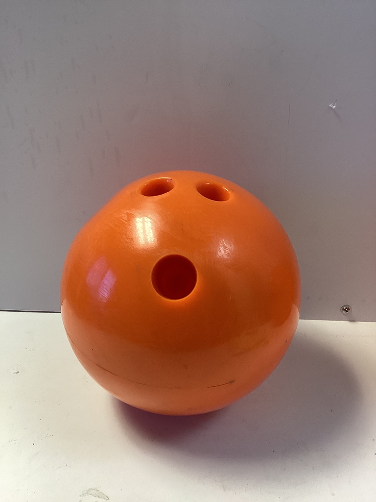 Orange Bowling Ball