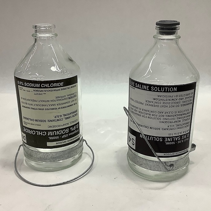 Glass IV Bottles | For Rent in Burnaby | Empire Props