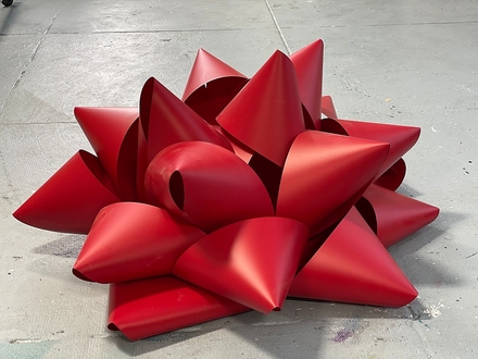 Giant Red Bow | For Rent in Los Angeles | Lolli Props