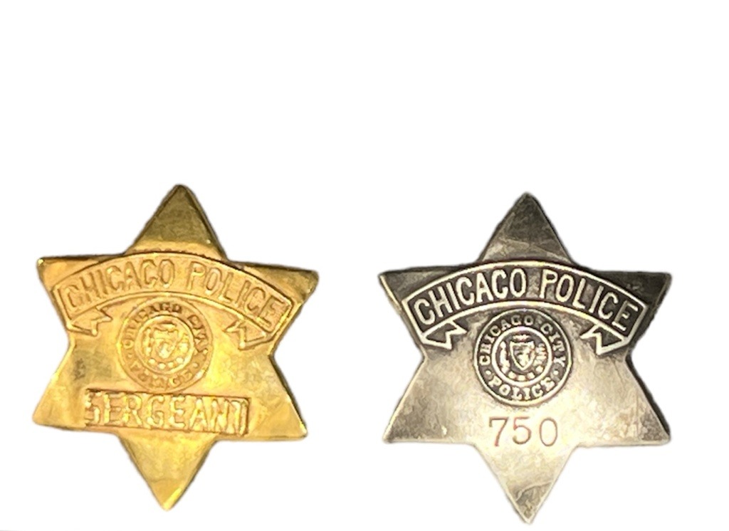 Chicago Police Badges Silver x6 Gold Chief x1 Sgt. x2 | For Rent in ...
