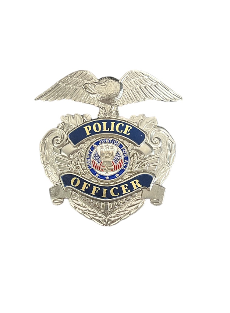 N/D Silver Police Officer Hat Badges x7 | For Rent in Burbank | Target ...