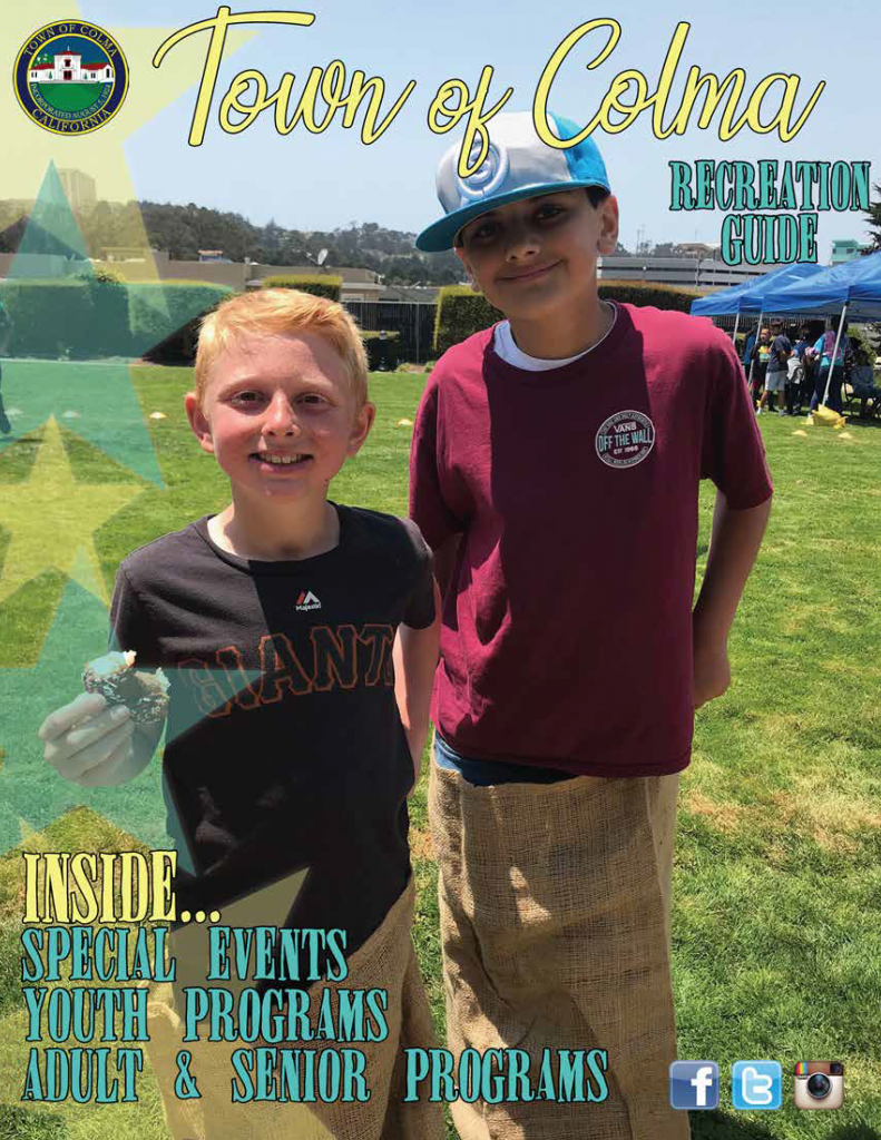 Spring 2019 Recreation Guide Now Available - Town of Colma