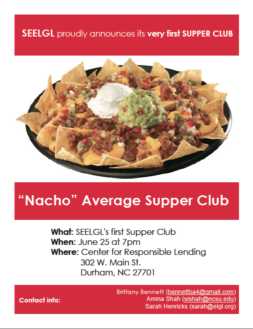 Let's Eat (Again): Supper Club Returns - ELGL