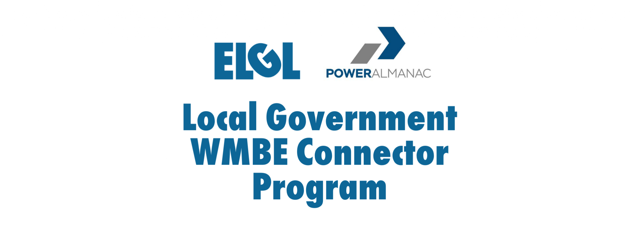 Local Government WMBE Connector Program - ELGL