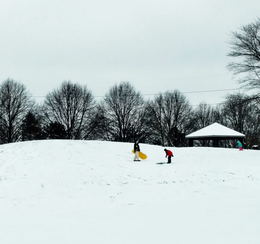 Irelan sledding - Play Kettering