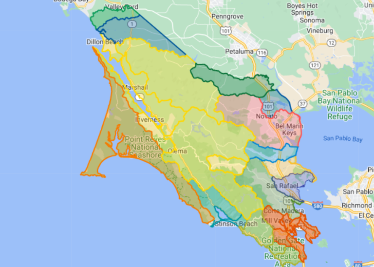 watershed-map - Marin County Flood Control District