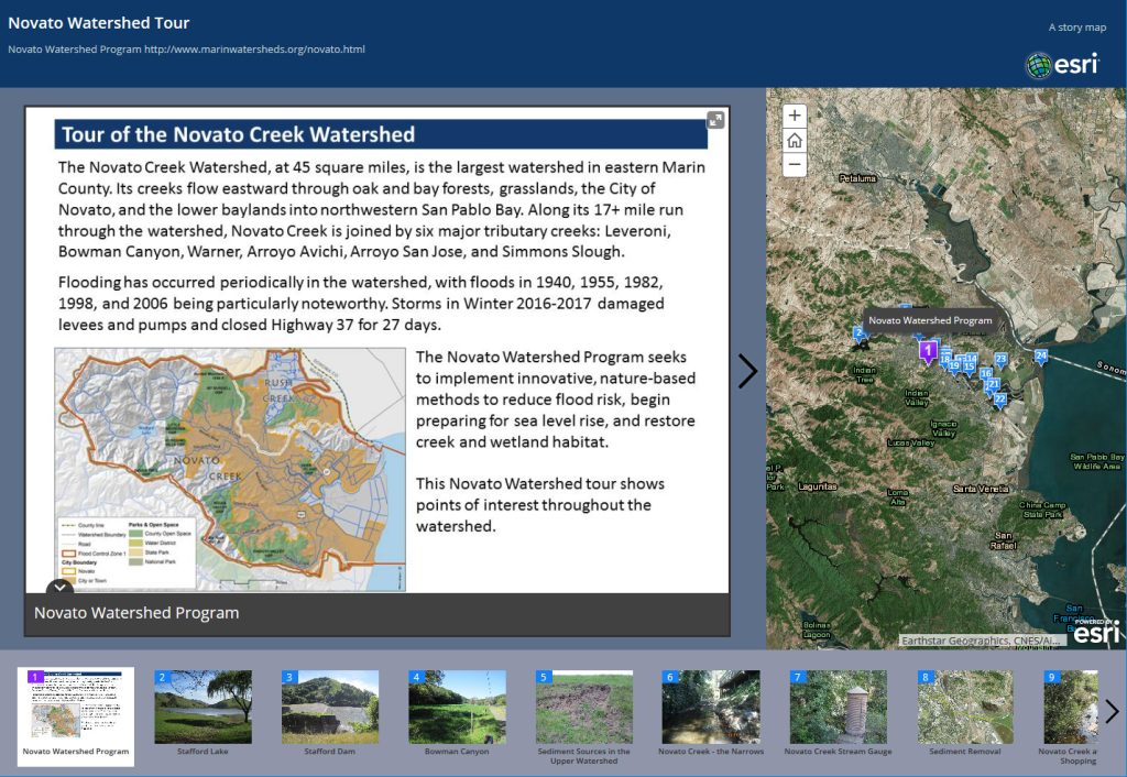 Virtual Tours and Interactive Maps available for the Novato Creek ...