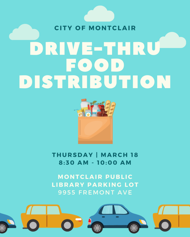Drive-Thru Food Distribution Event - Montclair, CA