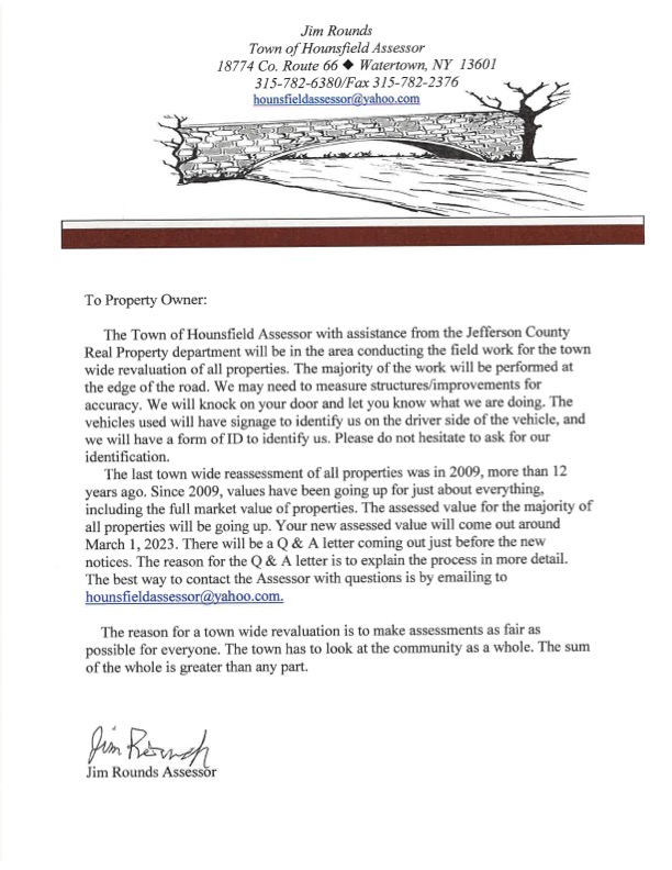 letter-from-Jim-Rounds - Sackets Harbor, NY