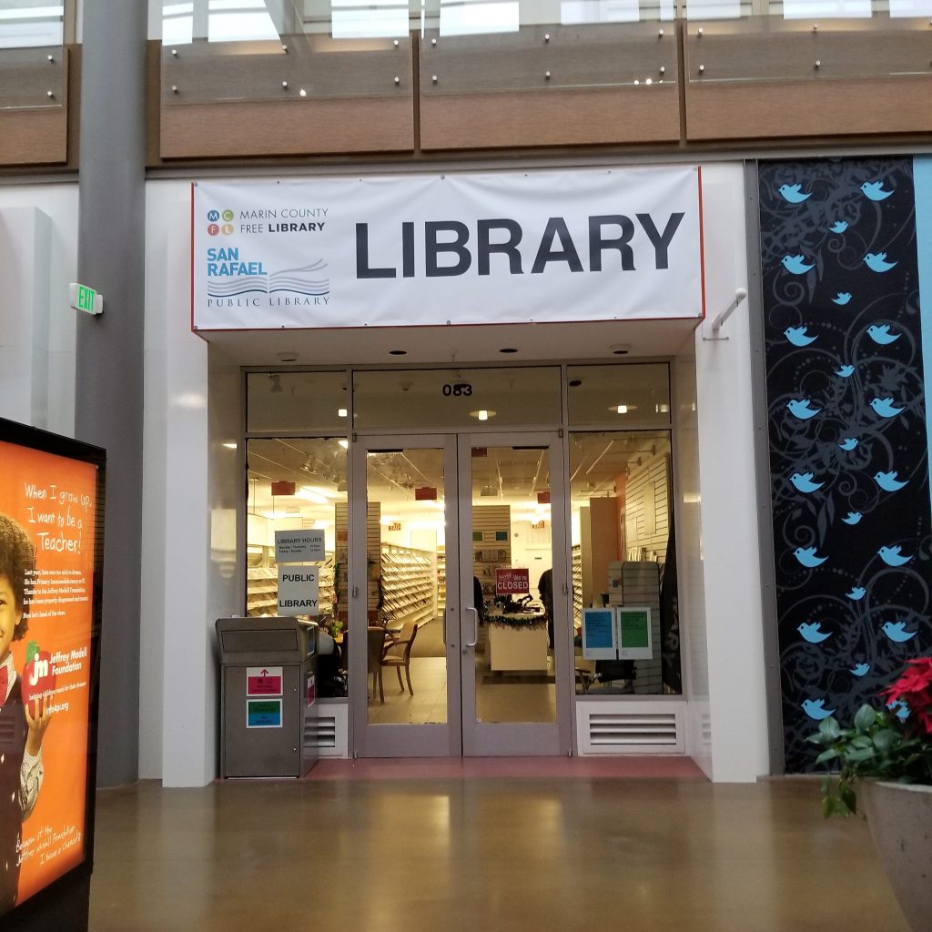 Pop-Up Library Entrance - San Rafael