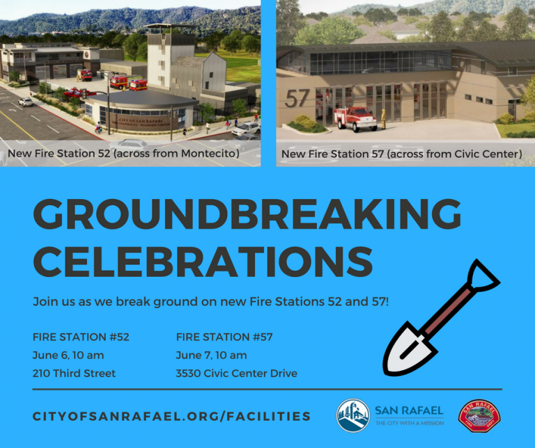 Fire station 57 Groundbreaking Ceremony - San Rafael