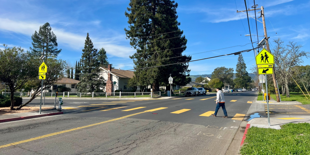 New Rectangular Rapid Flashing Beacon (RRFB) Crosswalk Installed at ...