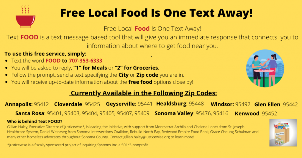 Free Local Food Is One Text Away! - City of Sonoma