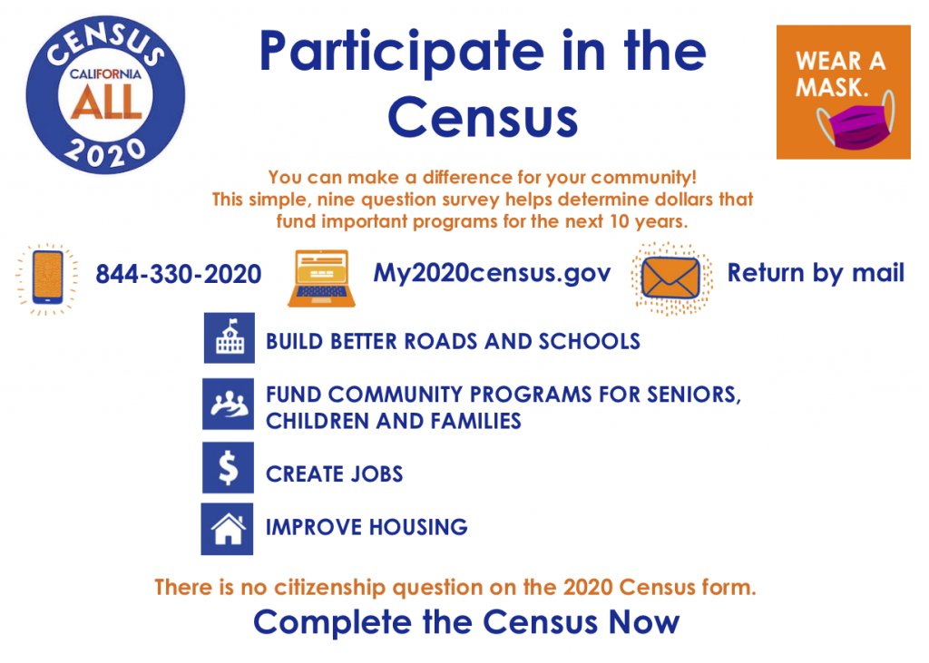 All Residents are Encouraged to Complete 2020 Census by Sept. 30 - City ...