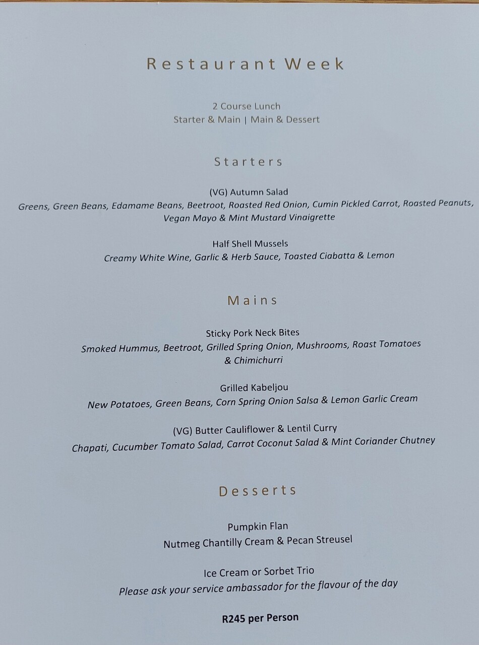 Louisvale Restaurant - Stellenbosch | Diningcity.co.za