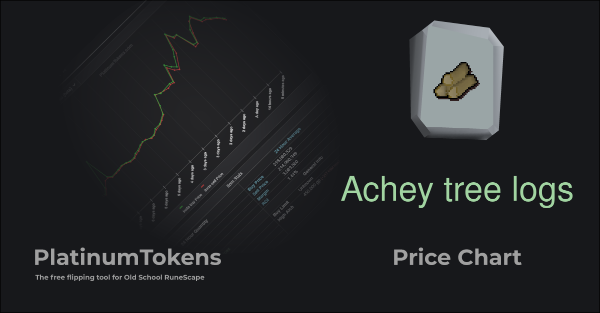Achey tree logs - Platinum Tokens