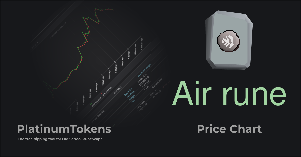 Air rune - Platinum Tokens