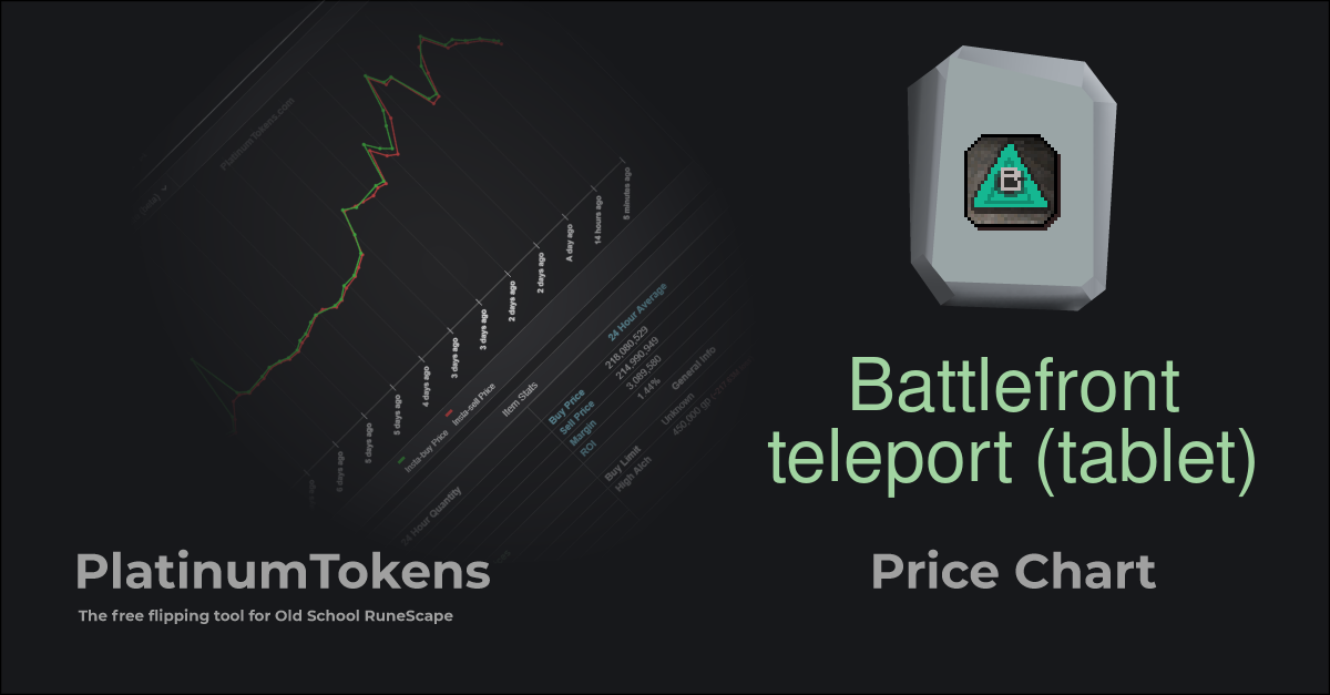 Battlefront teleport (tablet) - Platinum Tokens