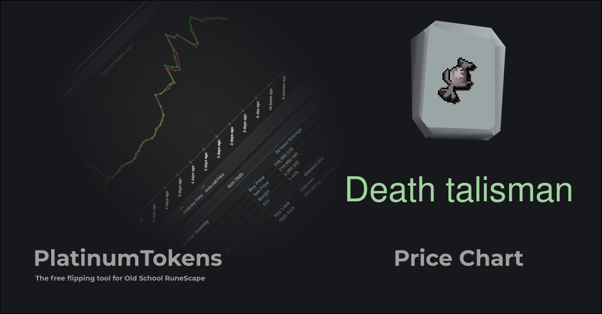 Death talisman - Platinum Tokens