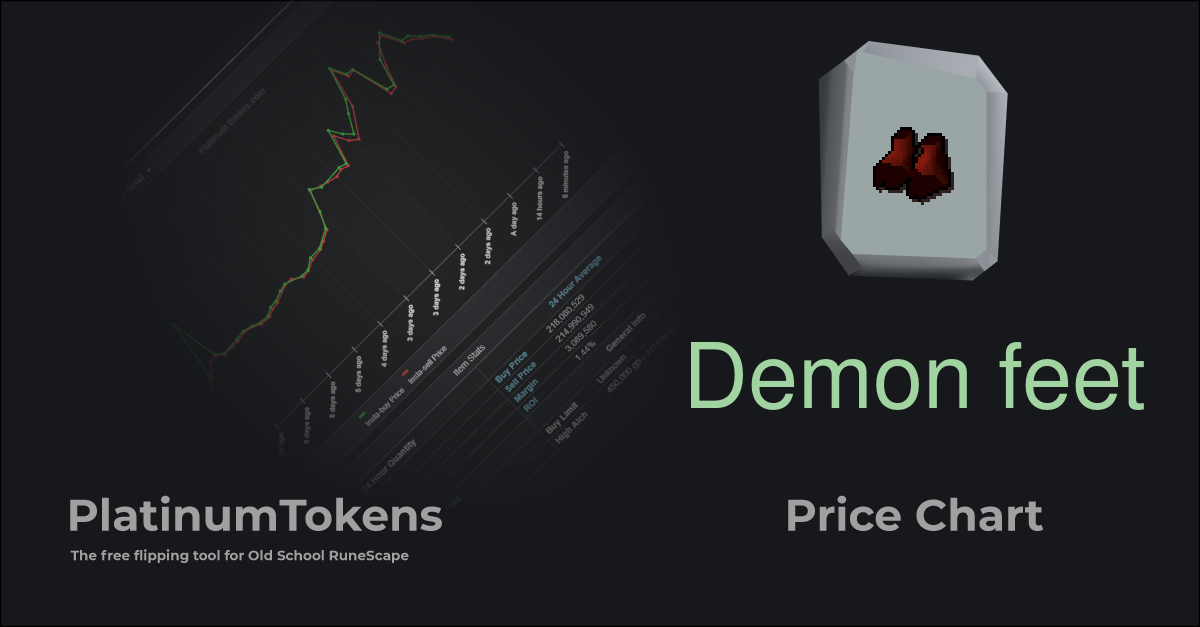 Demon feet - Platinum Tokens