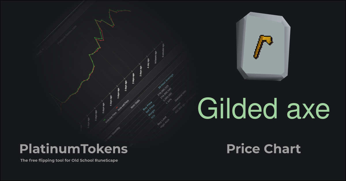 Gilded axe - Platinum Tokens