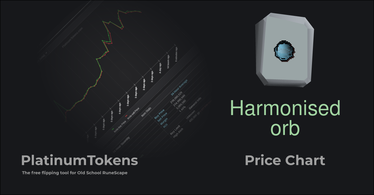 Harmonised orb - Platinum Tokens