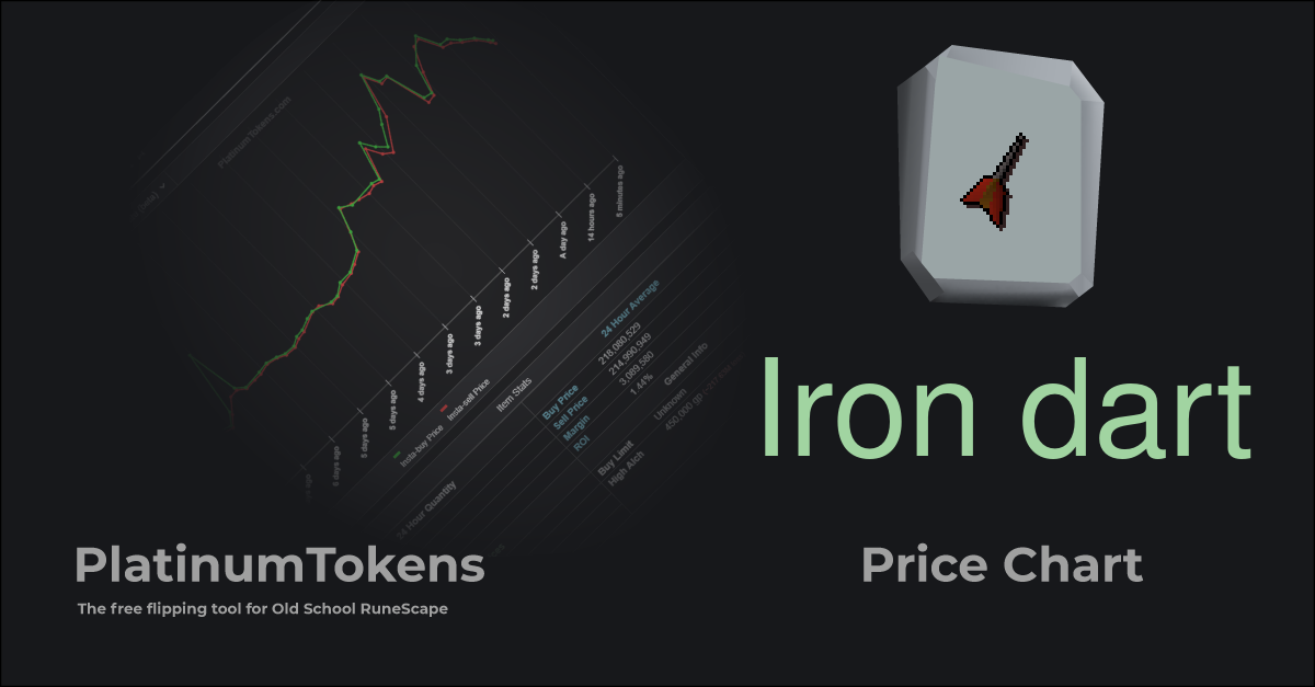 Iron dart - Platinum Tokens