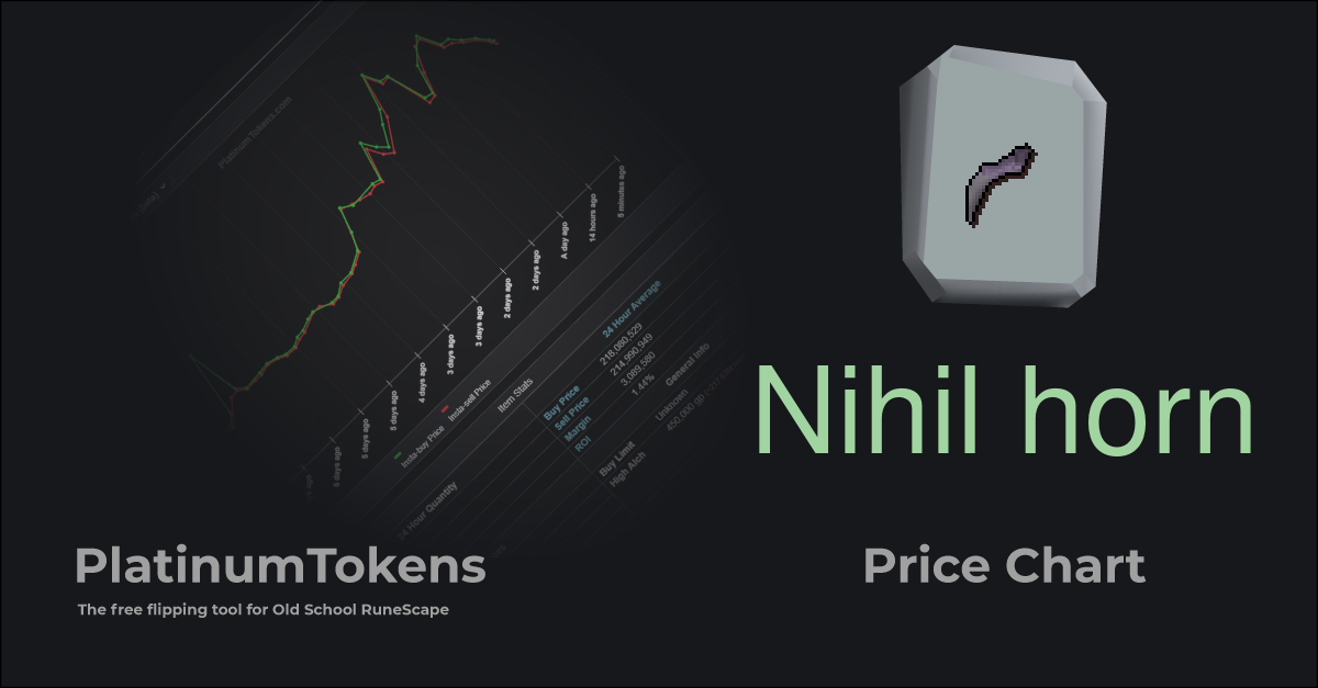 Nihil horn - Platinum Tokens