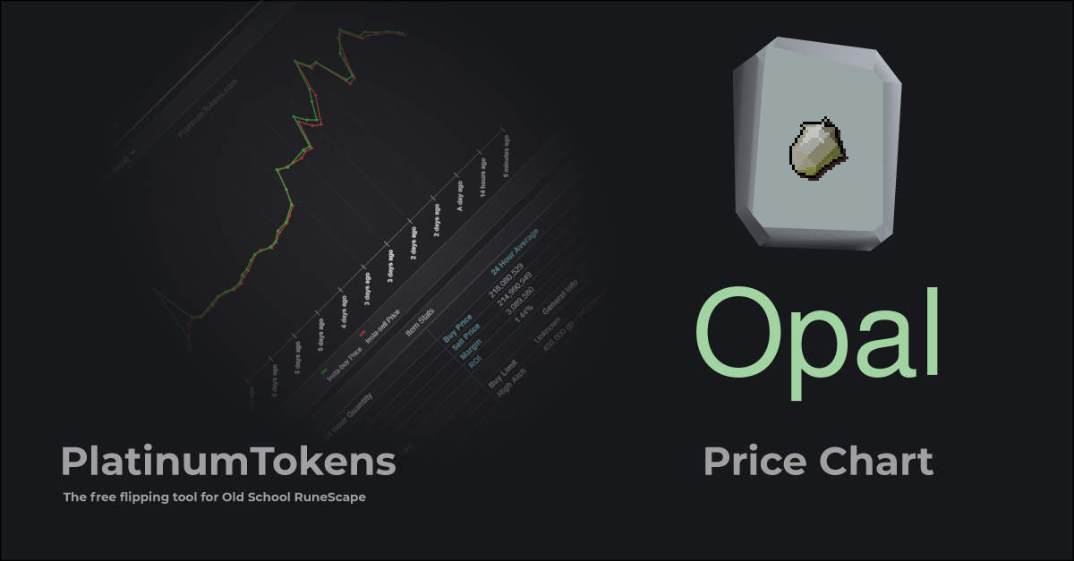 Opal - Platinum Tokens