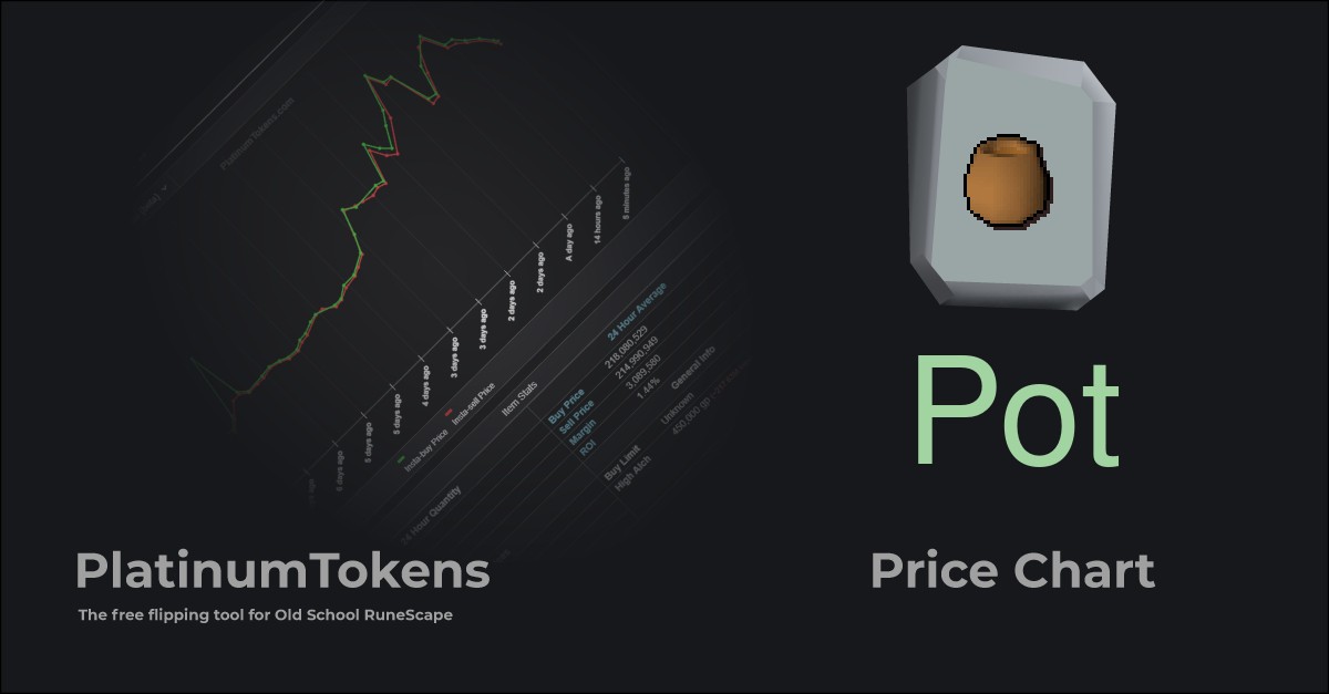 Pot - Platinum Tokens