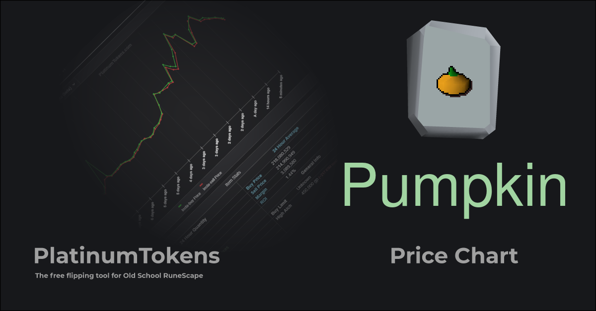 Pumpkin - Platinum Tokens