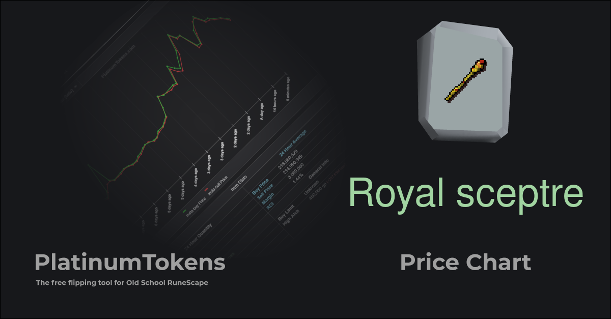 Royal sceptre - Platinum Tokens