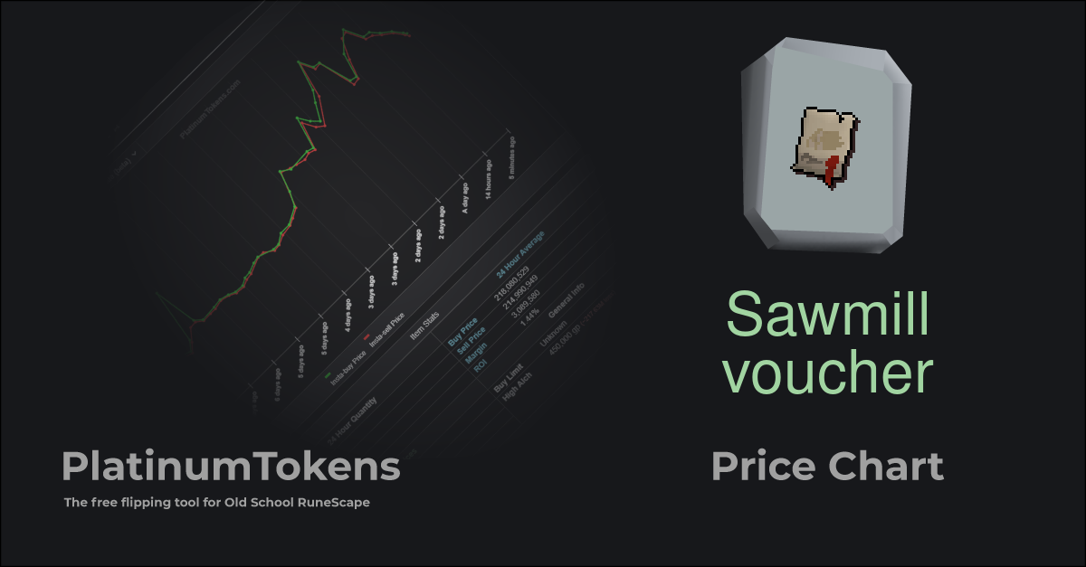 Sawmill voucher - Platinum Tokens