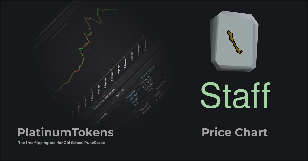 Staff - Platinum Tokens